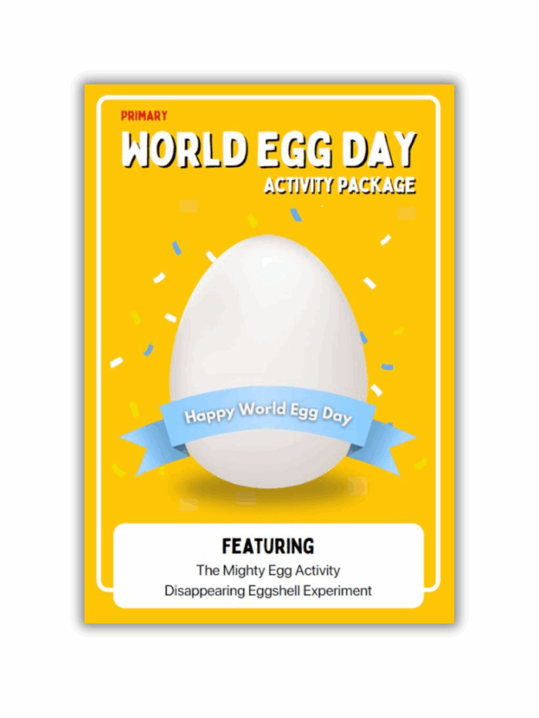 World Egg Day Activity Package - Education